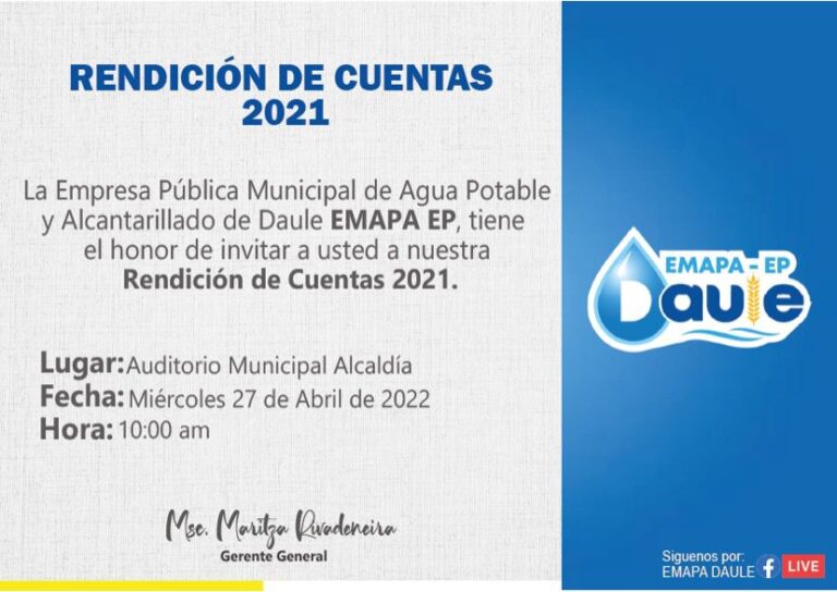 EMAPA EP Daule – Empresa de Agua Potable y Alcantarillado